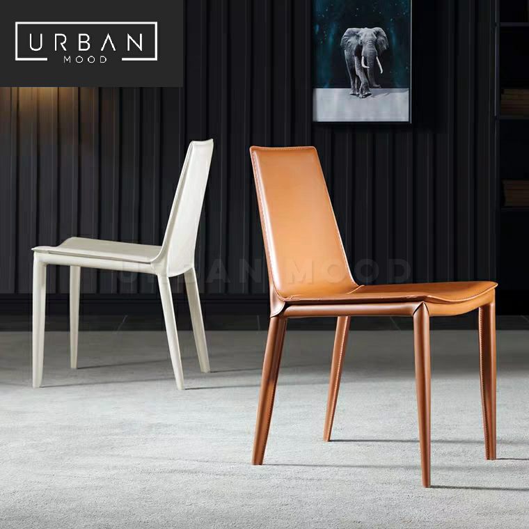 CARBON Modern Faux Leather Dining Chair – RoomyRoom.com - Contemporary ...