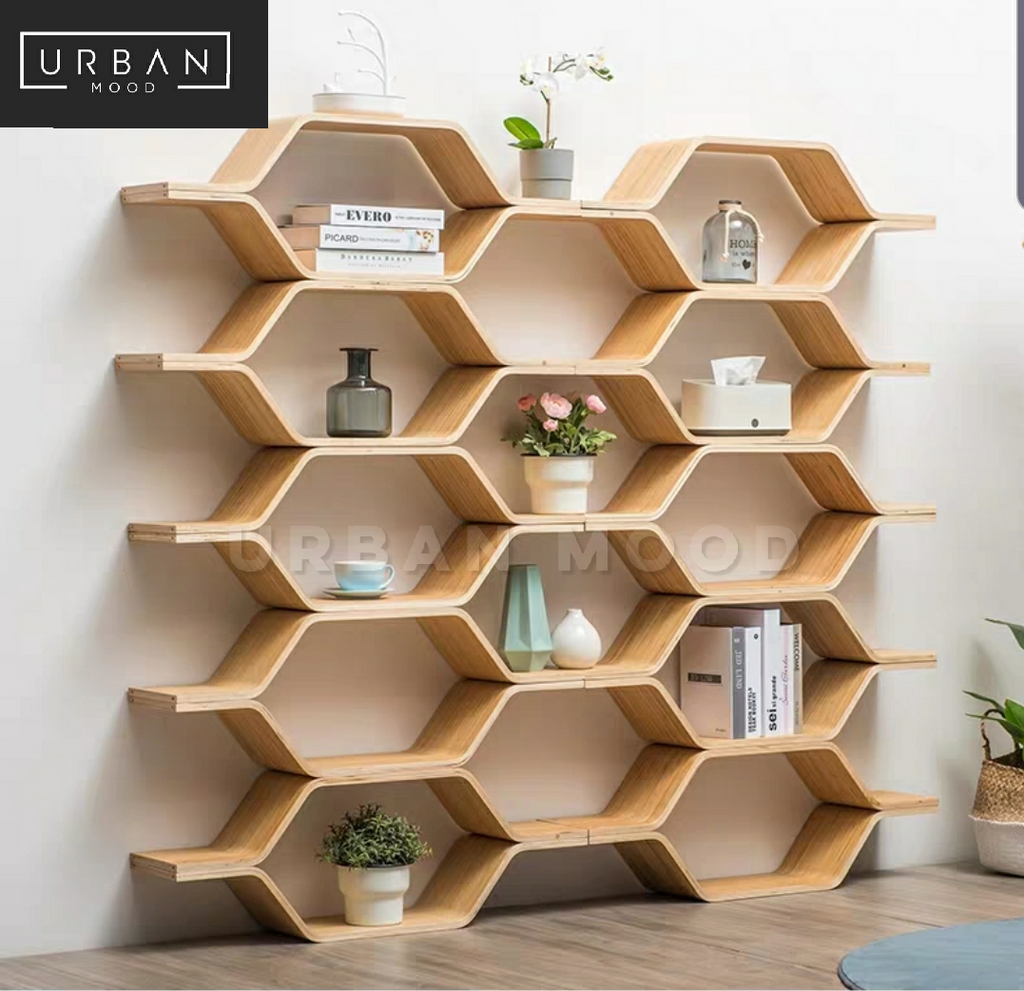 TOFFEE Honeycomb Modular Display Shelf – RoomyRoom.com - Contemporary ...