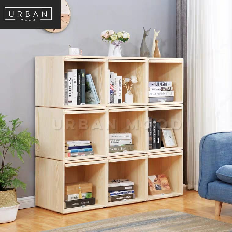 SOLDER Solid Wood Modular Display Cabinet – RoomyRoom.com ...