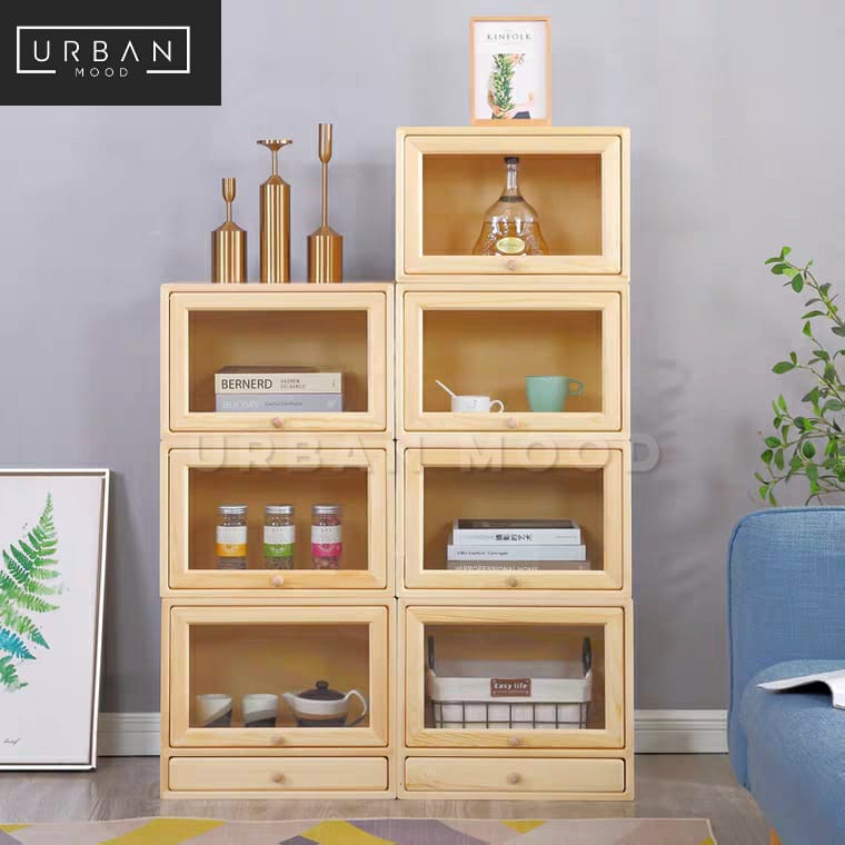 SOLDER Solid Wood Modular Display Cabinet – RoomyRoom.com ...