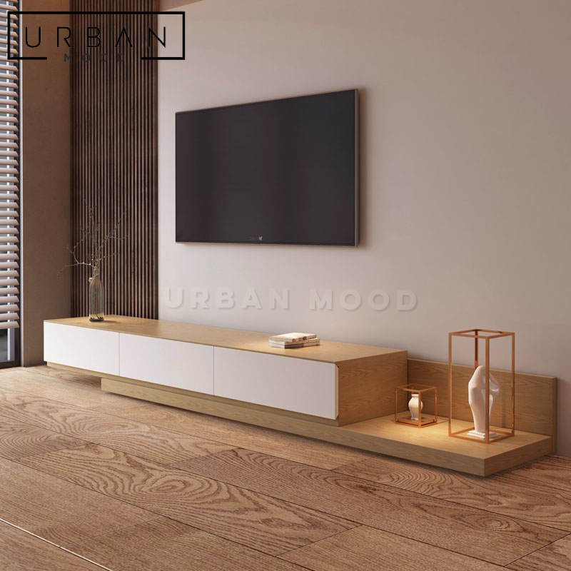 SOLSTICE Japanese Extendable TV Console – RoomyRoom.com - Contemporary ...